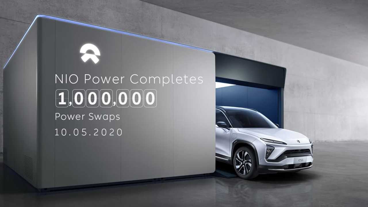 Станции NIO Power заменили более 1 млн батарей электромобилей