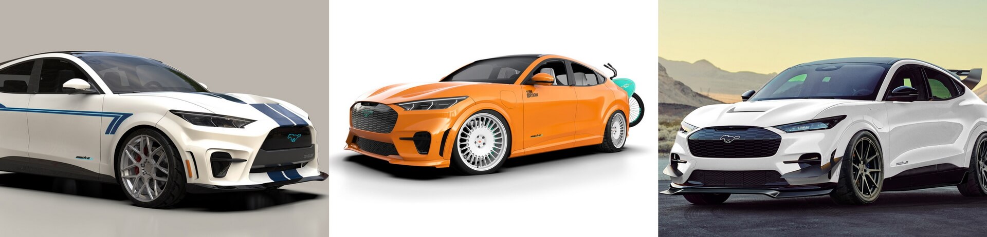 Обзор модифицированных Ford Mustang Mach-E на SEMA 2021 года HEvCars